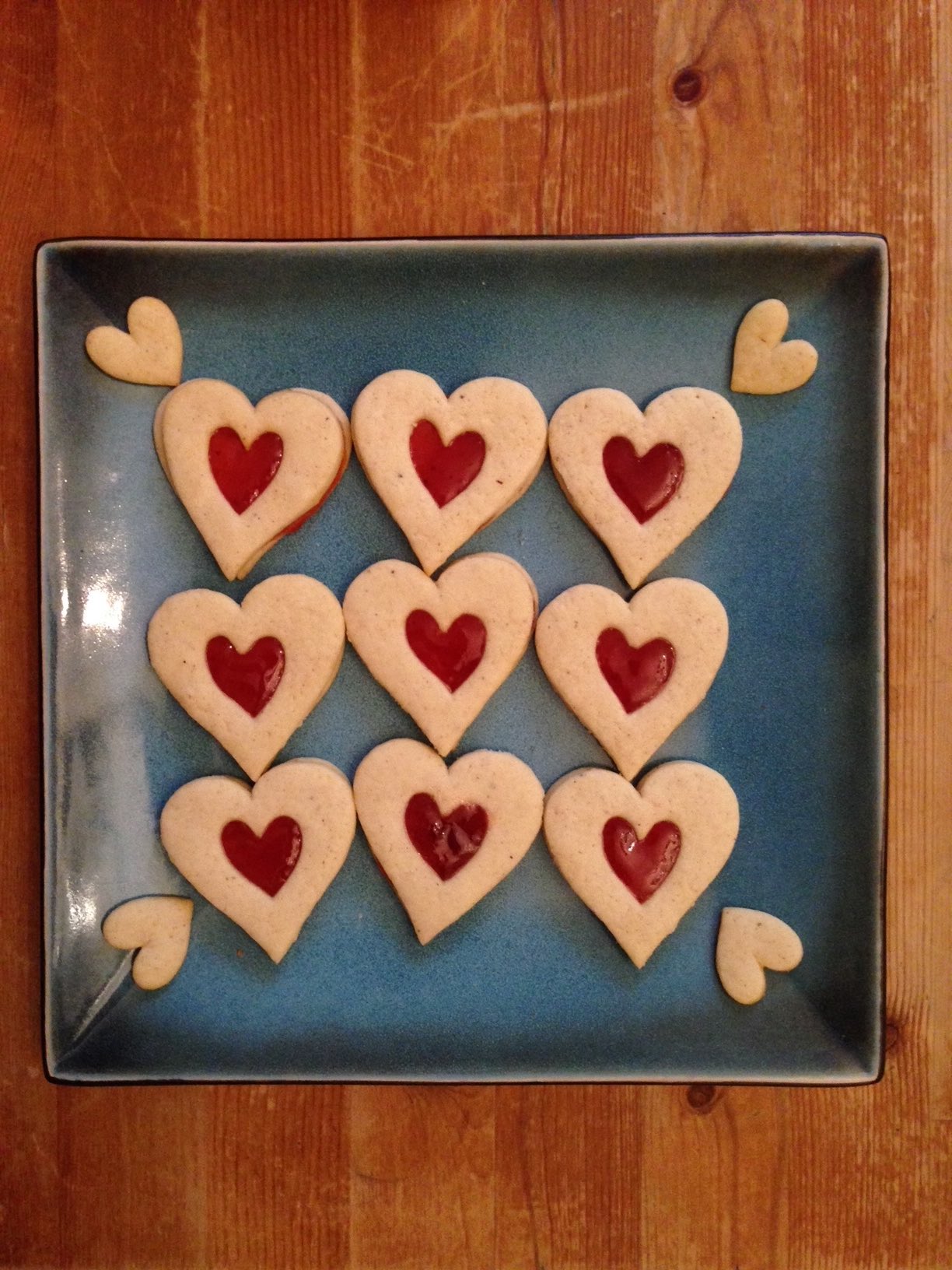 Sarah's heart cookies